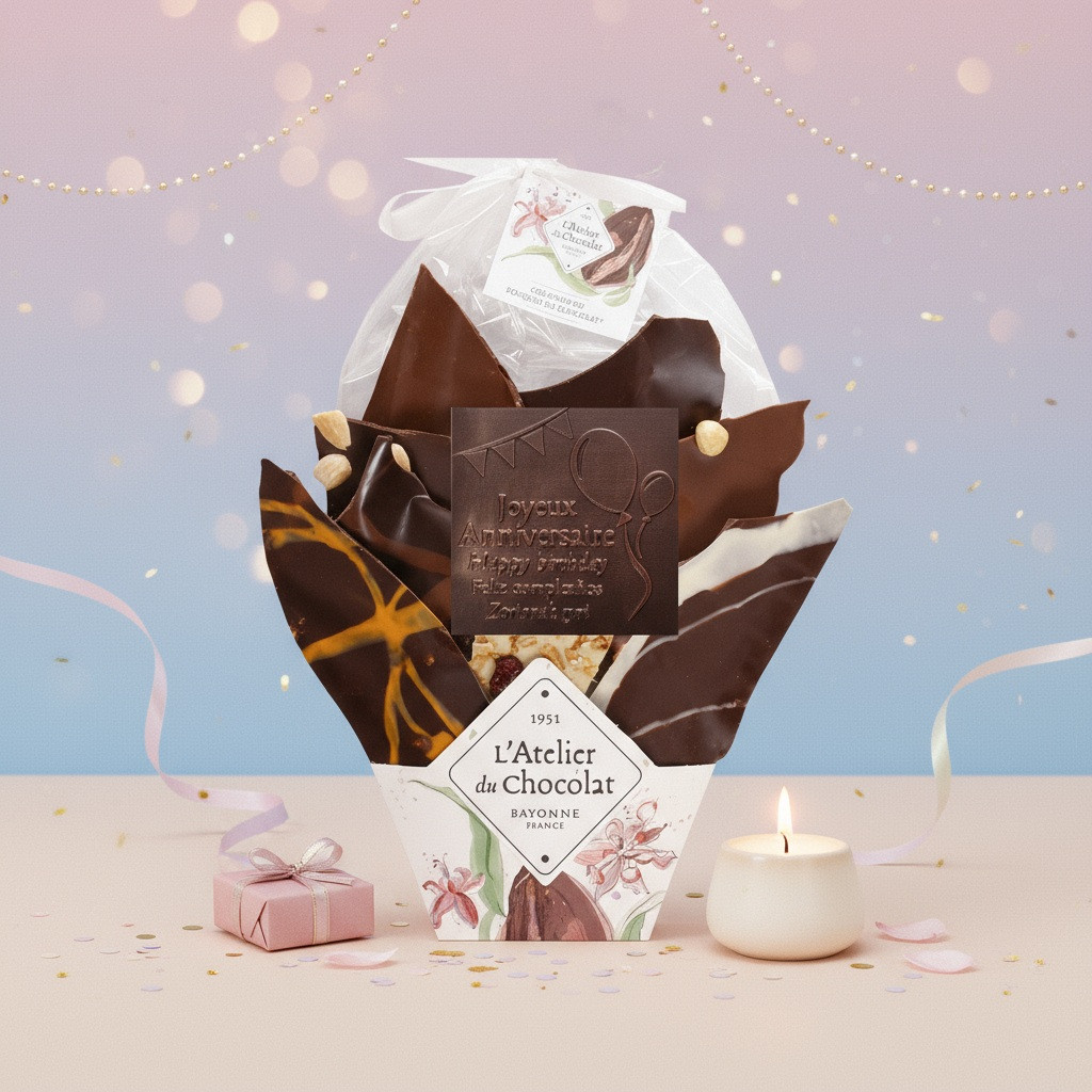 CHOCOLAT NOIR THÉ OURAGAN - LIVRAISON CHOCOLATS DE NOËL
